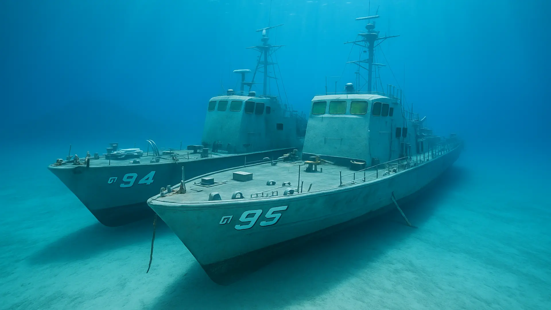 T94 and T95 Shipwrecks Dive Samae San - No Limit Dive